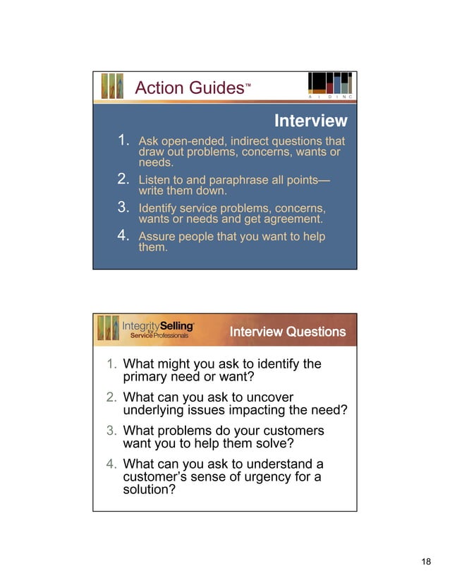 Integrity Selling Presentation | PDF