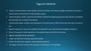 Taguchi | PPT