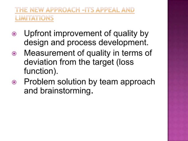 Taguchi method-process imp | PPT