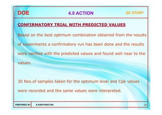 Application of Design of Experiments (DOE) using Dr.Taguchi -Orthogonal ...