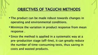 Taguchi introduction concept 1 | PPTX