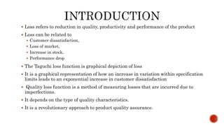 Taguchi loss function | PPTX