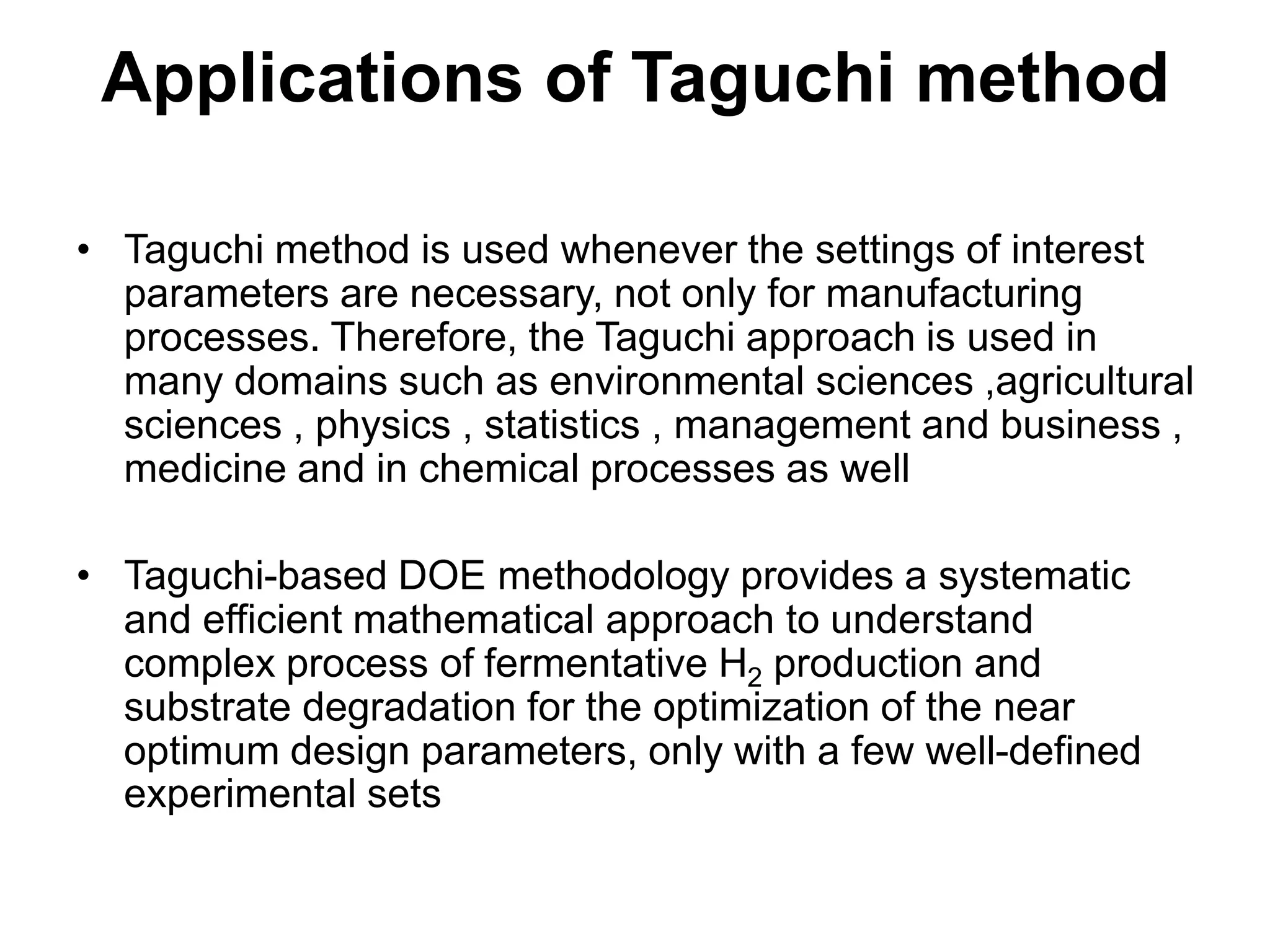 taguchi_method_2019BPR016.pptx | Free Download