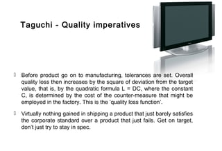 Taguchi quality guru | PPT