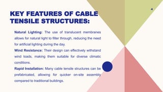 cable tensile structure building technology | PPTX