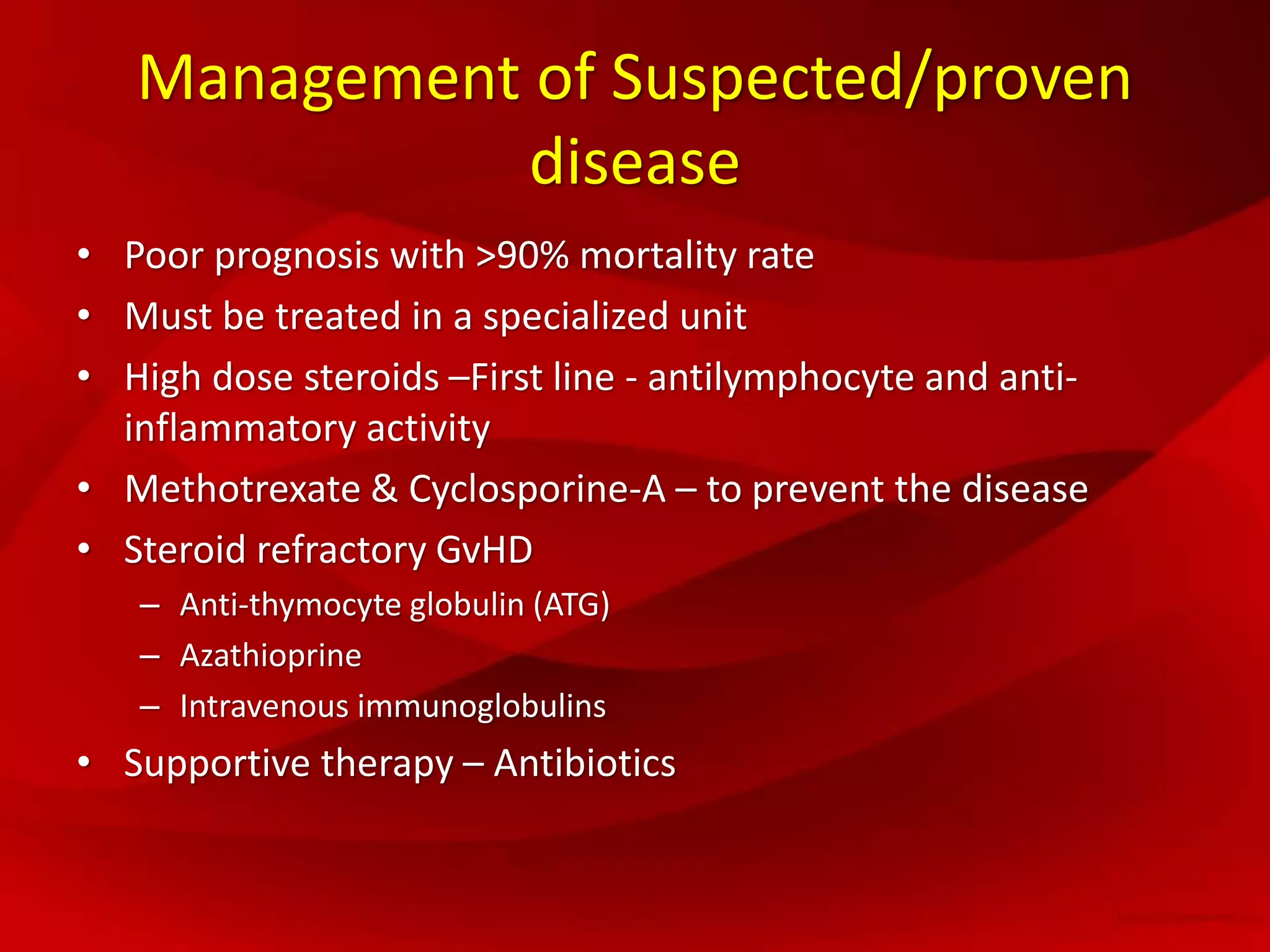 Transfusion associated graft versus host disease | PPTX
