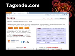 Tagxedo. How to use it | PPT