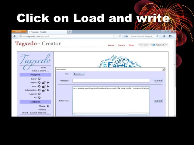 Tagxedo. How to use it