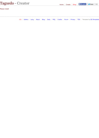 Tagxedo creator | PDF