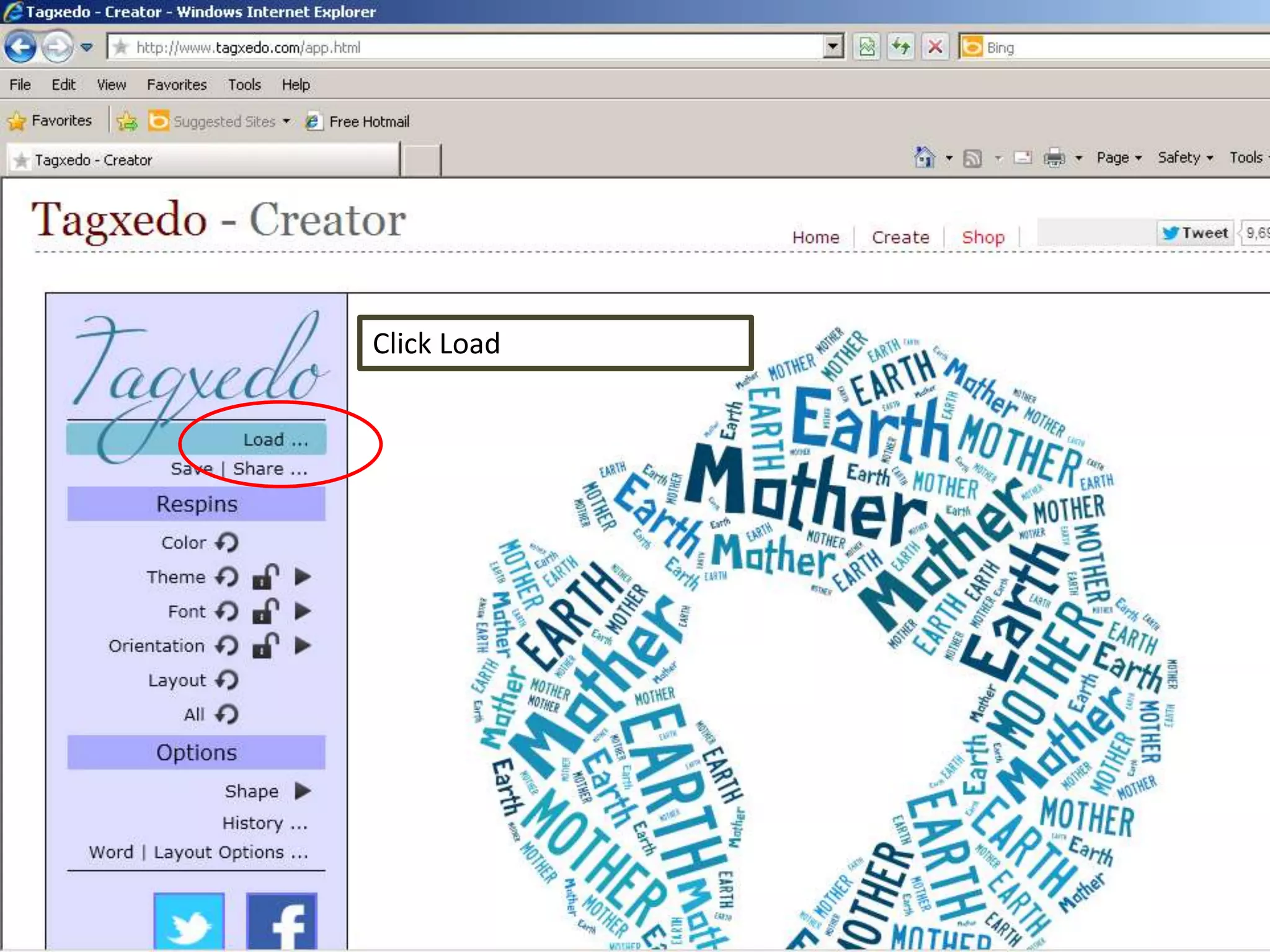 Tagxedo instructions | PPT