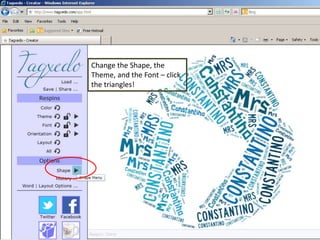 Tagxedo instructions | PPT