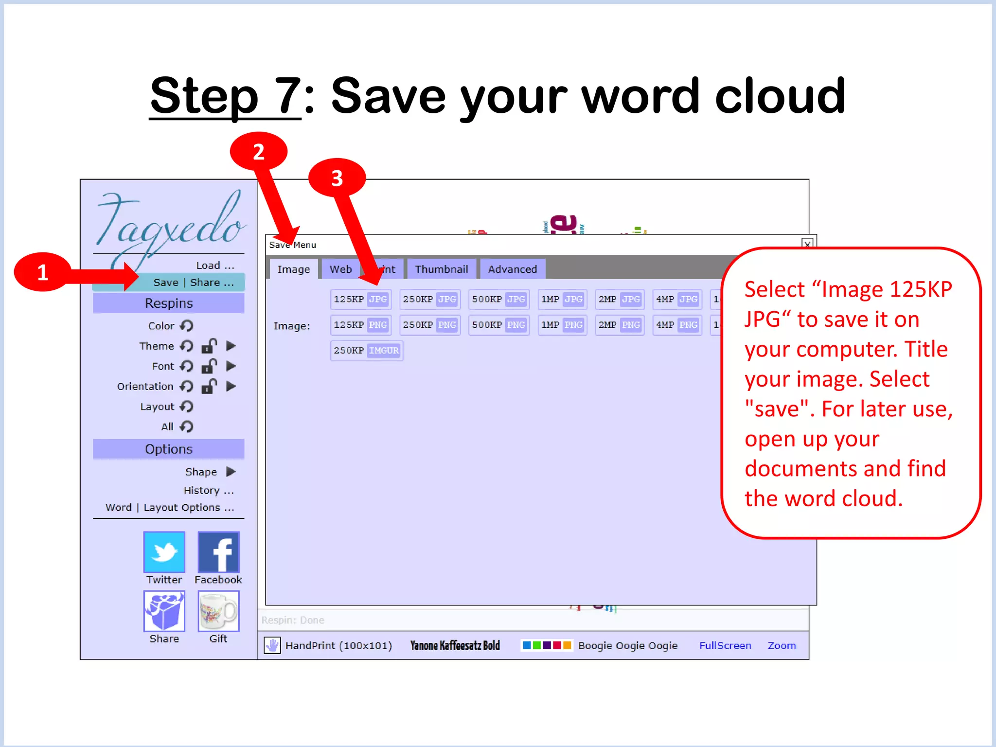 Get your class creating shapely word clouds using Tagxedo | PDF ...