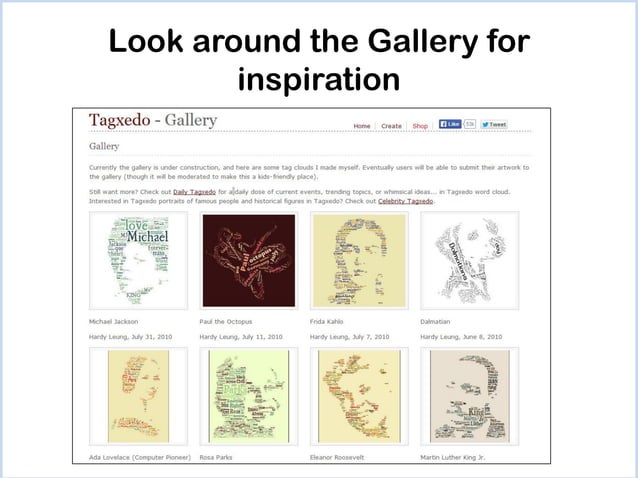 Get your class creating shapely word clouds using Tagxedo | PDF ...