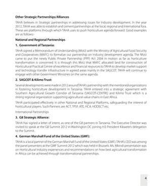 Taha achievement booklet | PDF | Agriculture | Industries