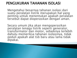 TAHANAN ISOLASI.ppt