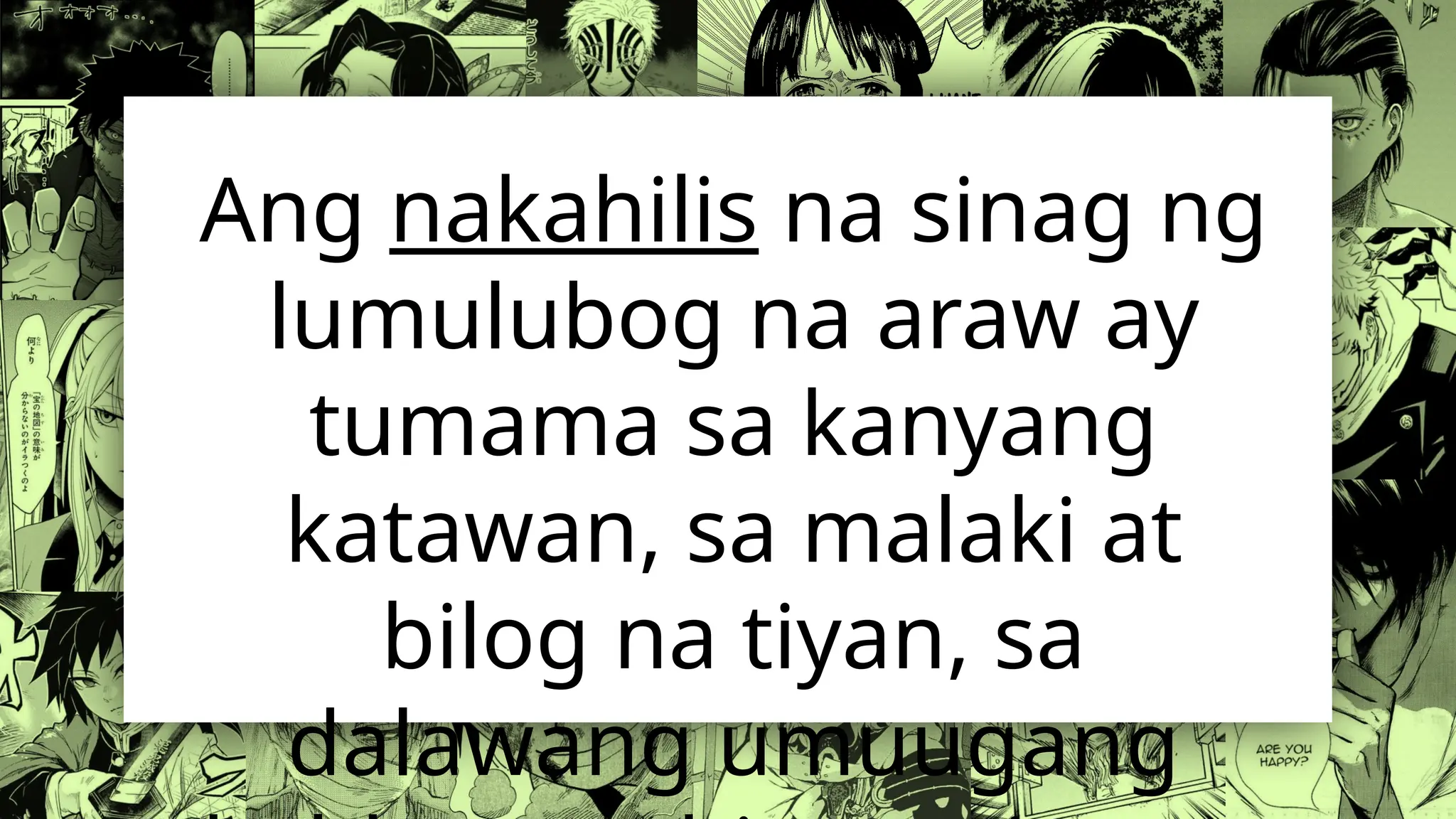 Tahanan ng isang Sugarol - Isang maikling Kuwento | PPTX