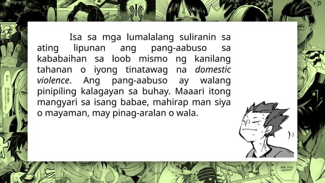 Tahanan ng isang Sugarol - Isang maikling Kuwento | PPTX