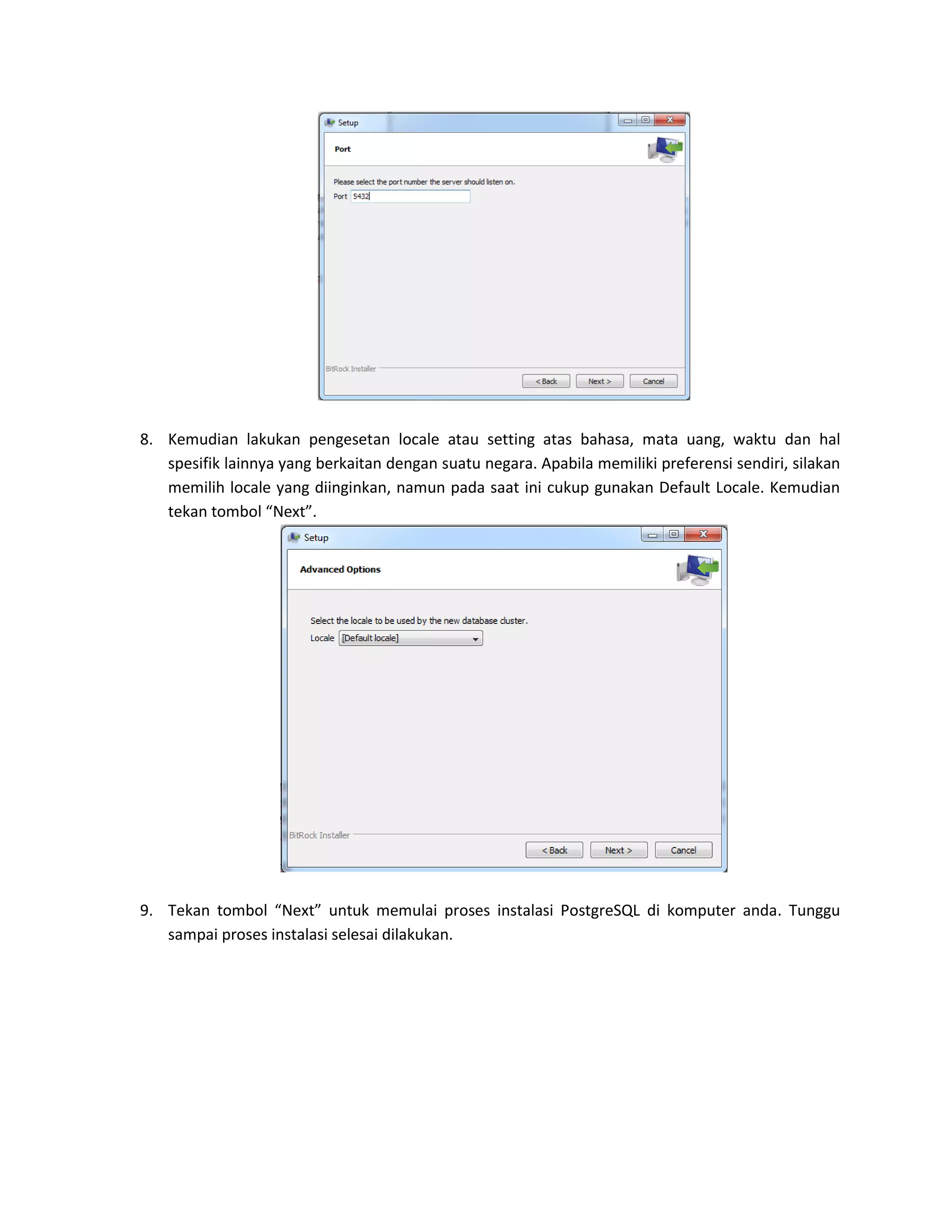 Tahap instalasi-postgresql-di-windows | PDF