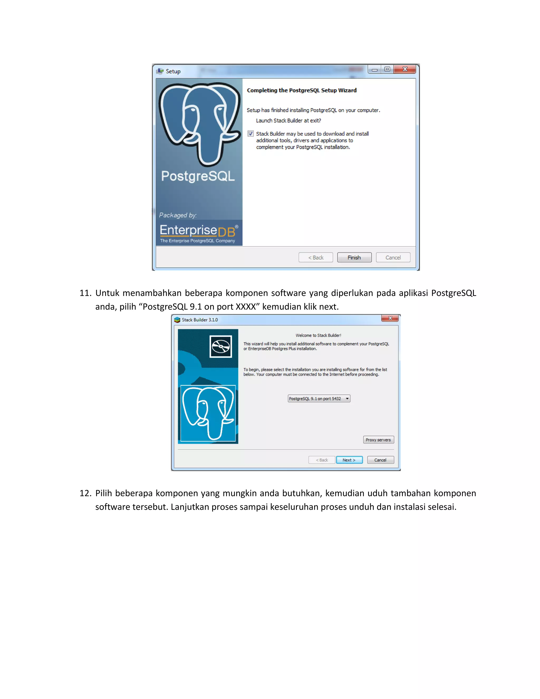 Tahap instalasi-postgresql-di-windows | PDF