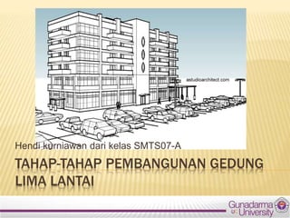 Tahap tahap pembangunan gedung lima lantai | PPTX