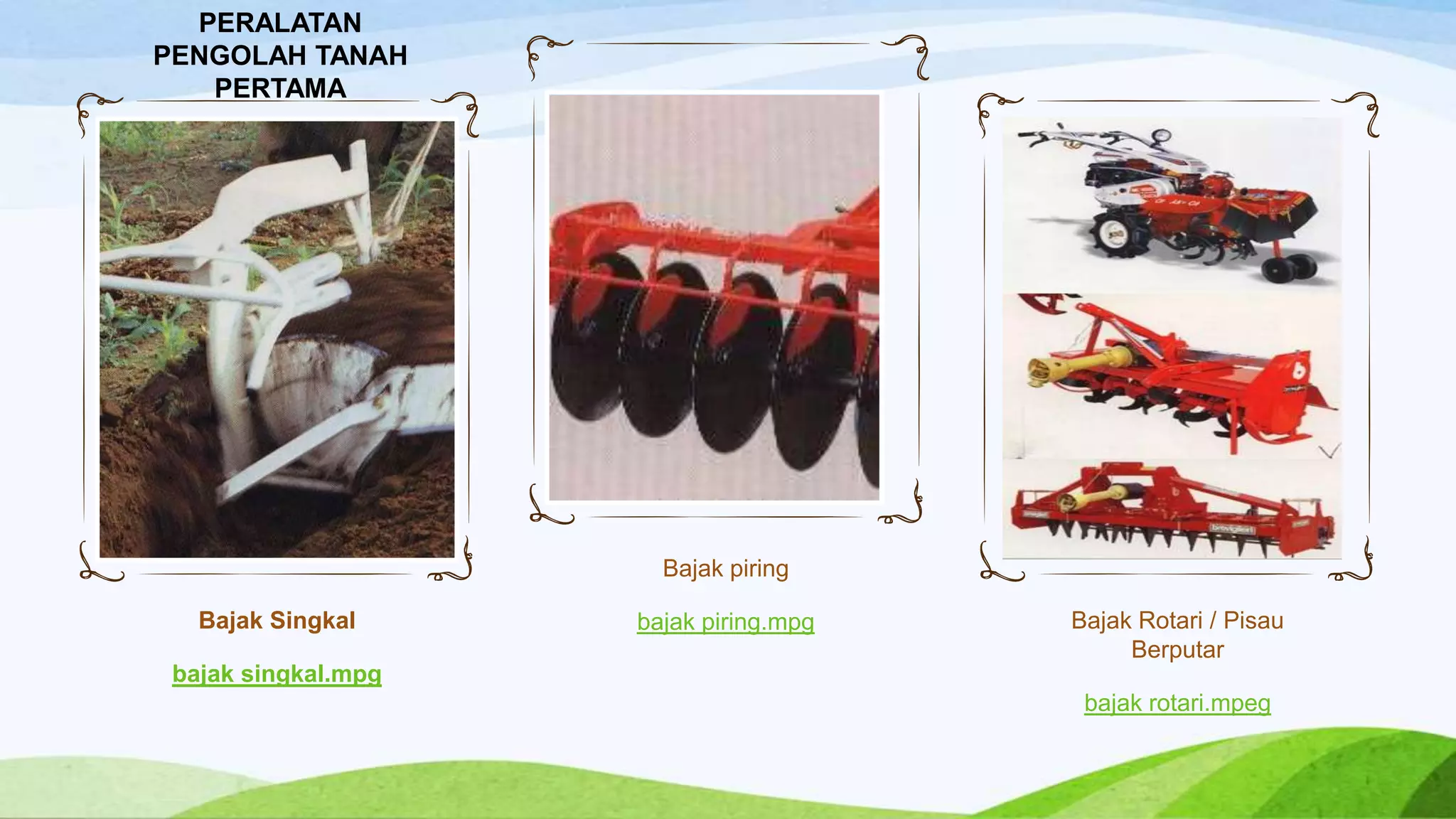 Tahapan tahapan pengolahan tanah sawah | PPTX