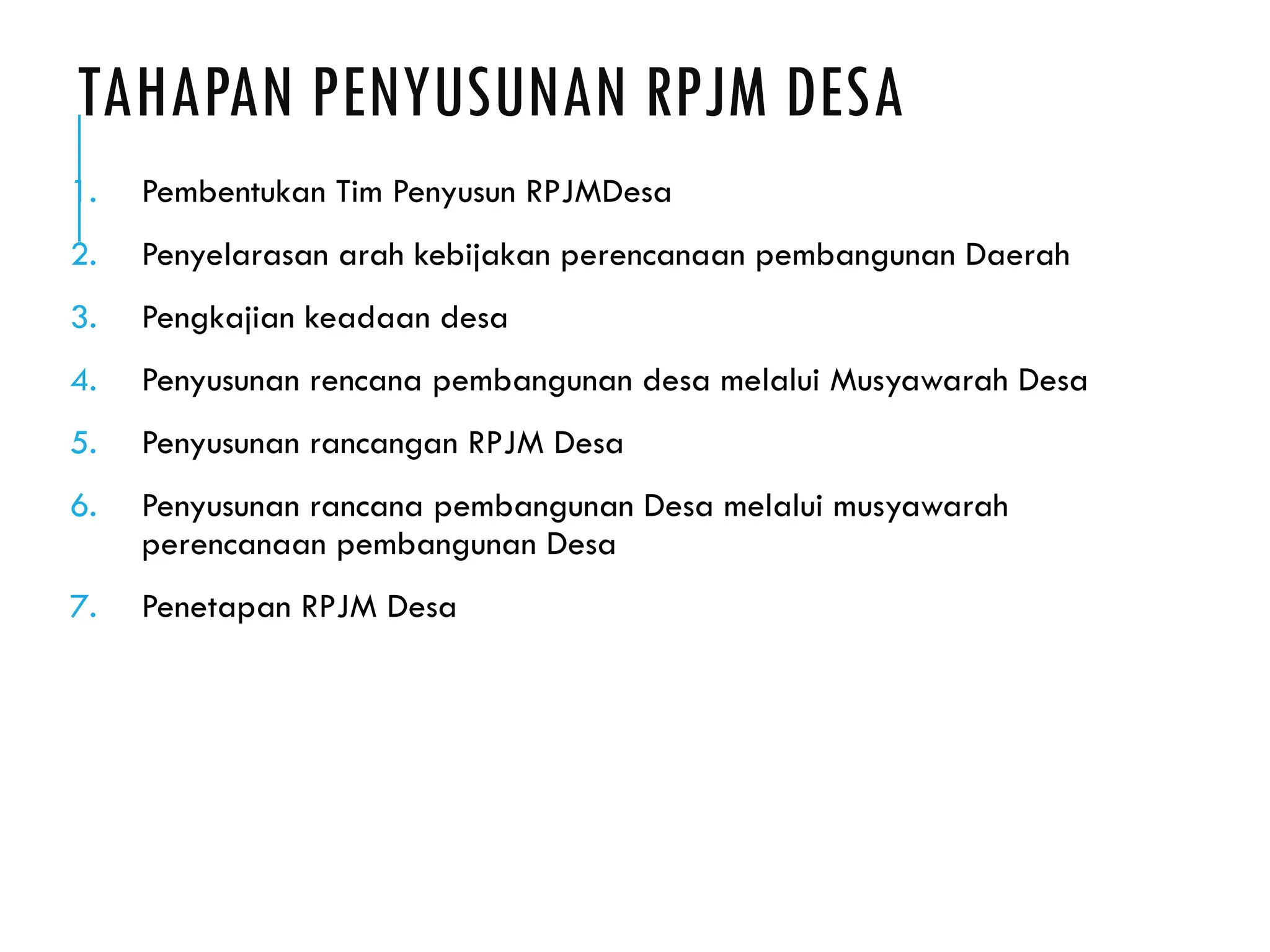 TAHAPAN-TAHAPAN PENYUSUNAN RPJMDESA.pptx