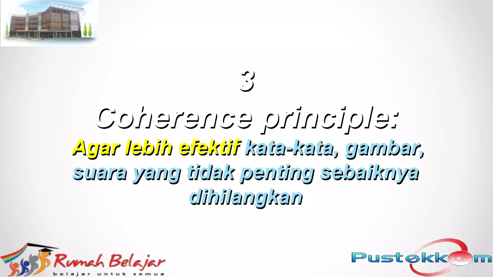 Tahapan dan prinsip pengembangan bahan belajar multimedia | PPTX