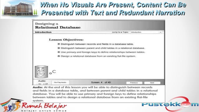 Tahapan dan prinsip pengembangan bahan belajar multimedia | PPTX