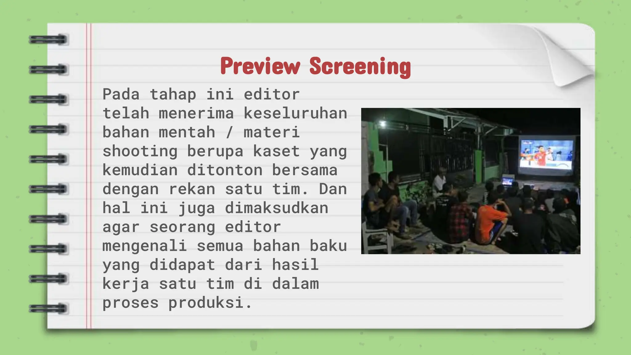 Tahapan Editing Kelas XI Broadcasting Perfilman | PPTX