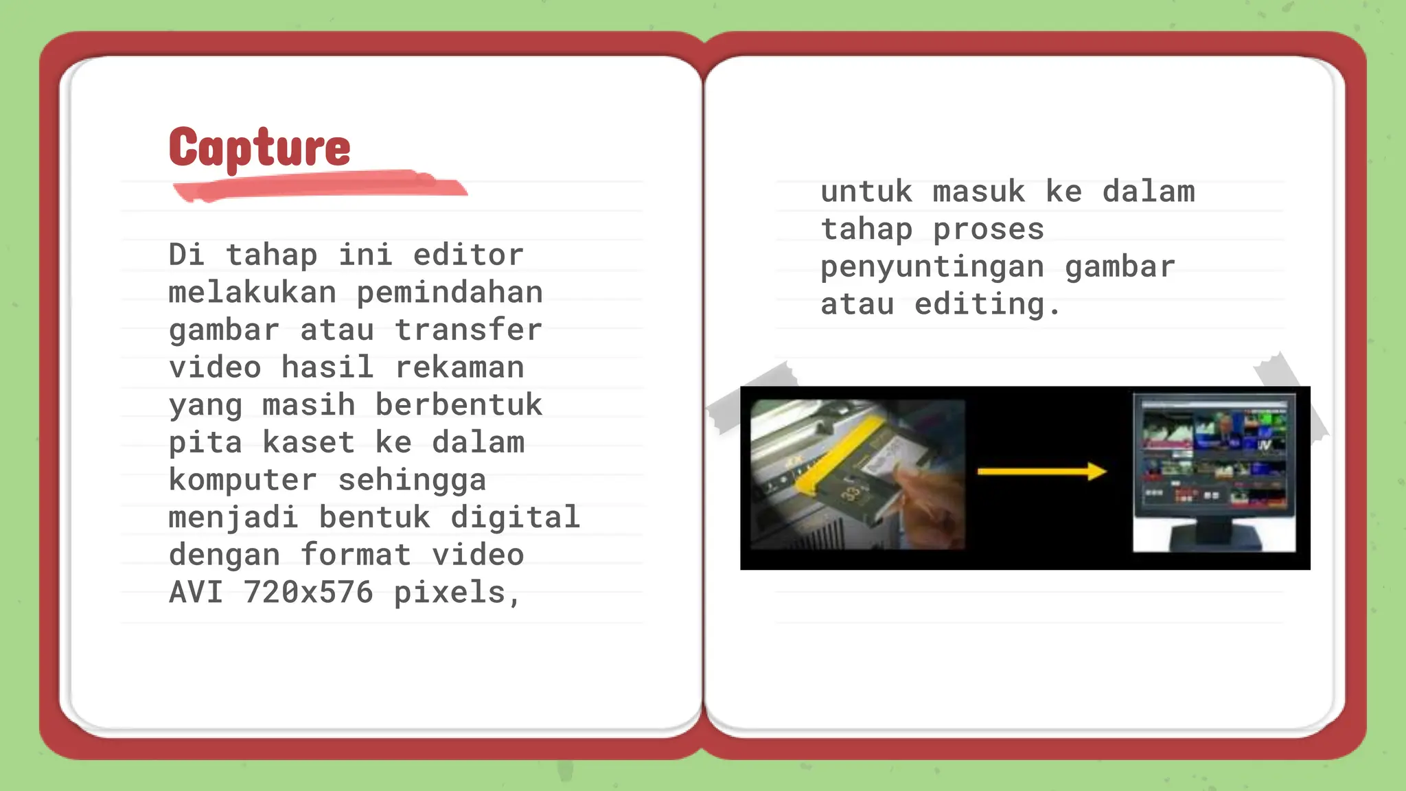 Tahapan Editing Kelas XI Broadcasting Perfilman | PPTX