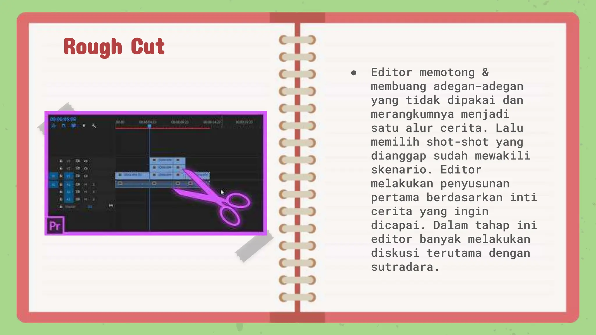 Tahapan Editing Kelas XI Broadcasting Perfilman | PPTX