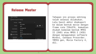 Tahapan Editing Kelas XI Broadcasting Perfilman | PPT