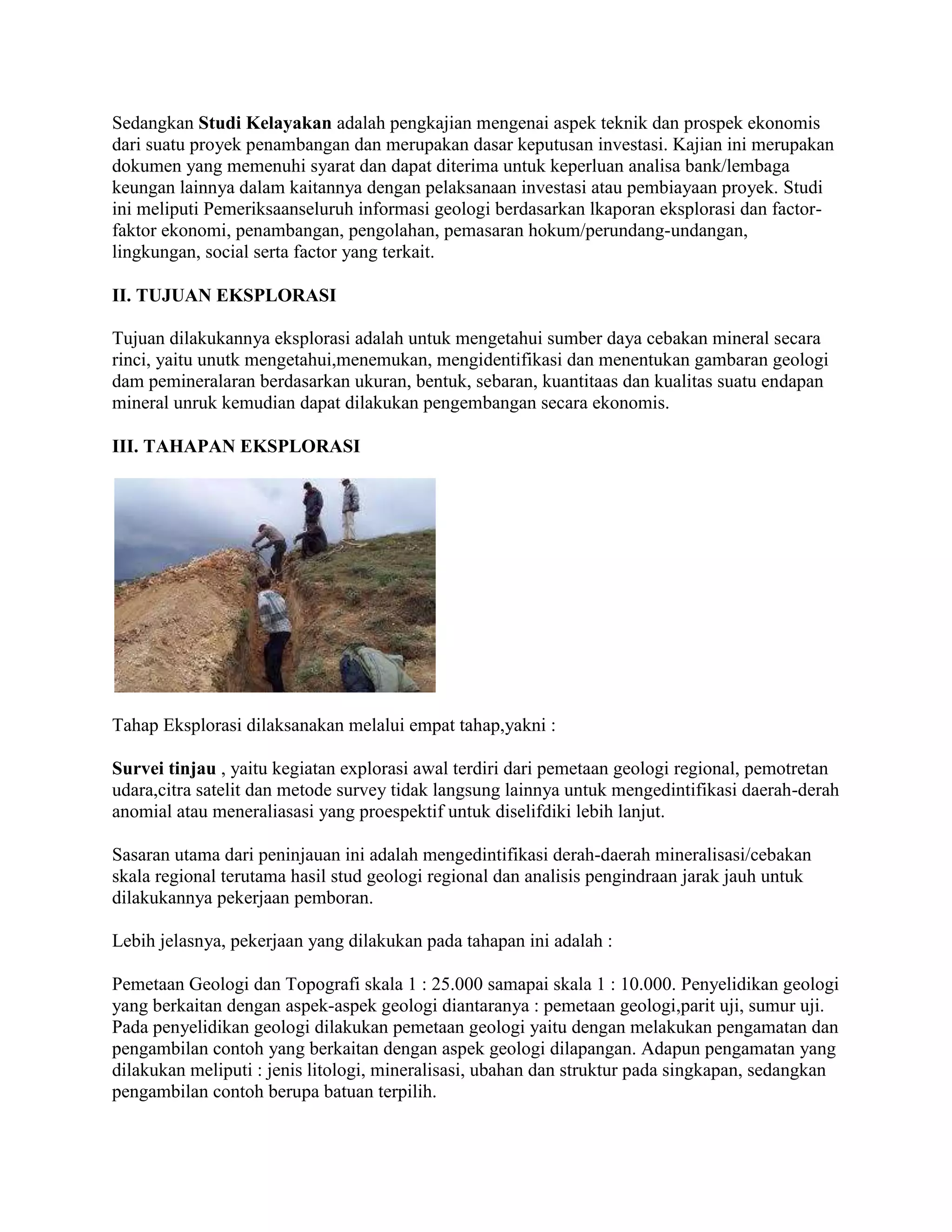 Tahapan eksplorasi | DOCX