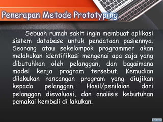 Tahapan pengembangan perangkat lunak | PPTX
