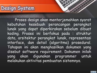 Tahapan pengembangan perangkat lunak | PPTX