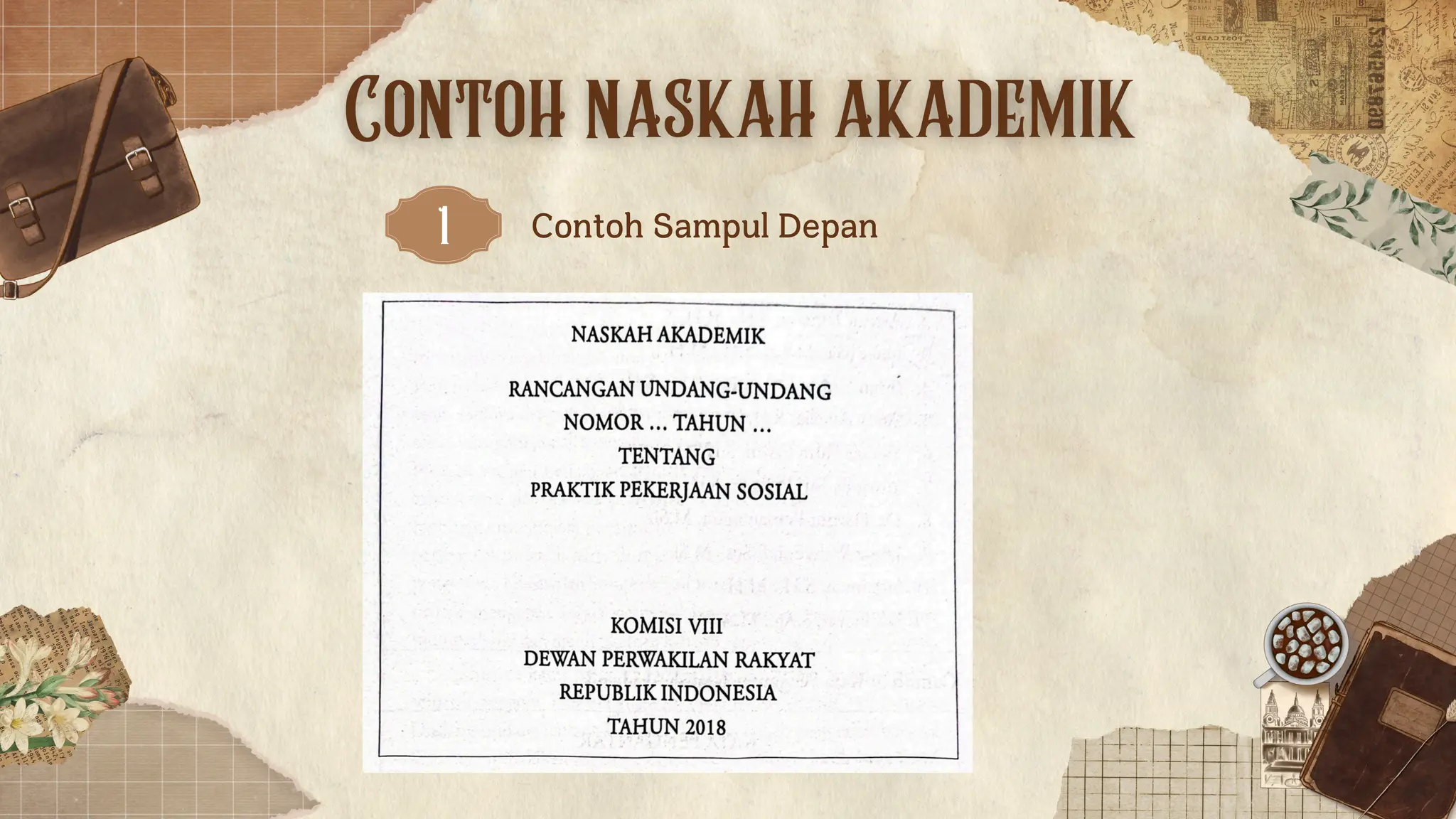 Tahapan Penyusunan dan Contoh Naskah Akademik | PDF