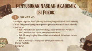 Tahapan Penyusunan dan Contoh Naskah Akademik | PDF