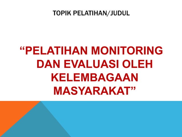 Tahapan penyusunan desain pelatihan | PPTX