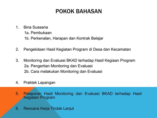 Tahapan penyusunan desain pelatihan | PPTX