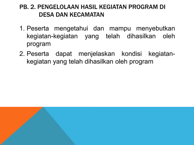 Tahapan penyusunan desain pelatihan | PPTX