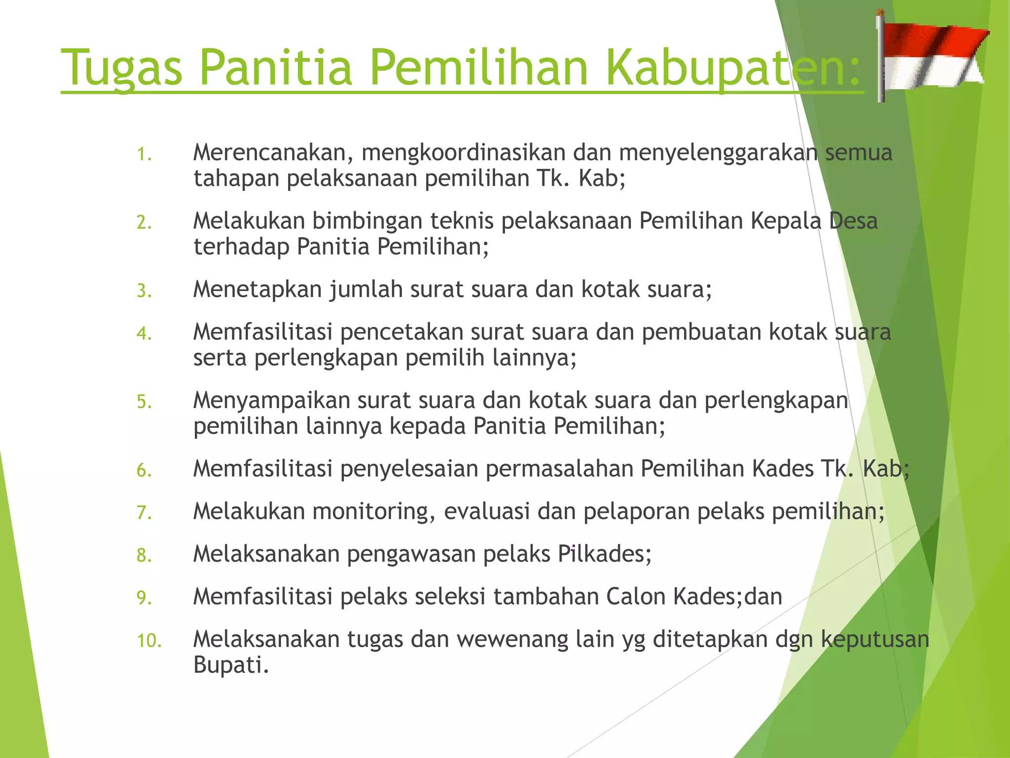 Tahapan pilkades | PPTX