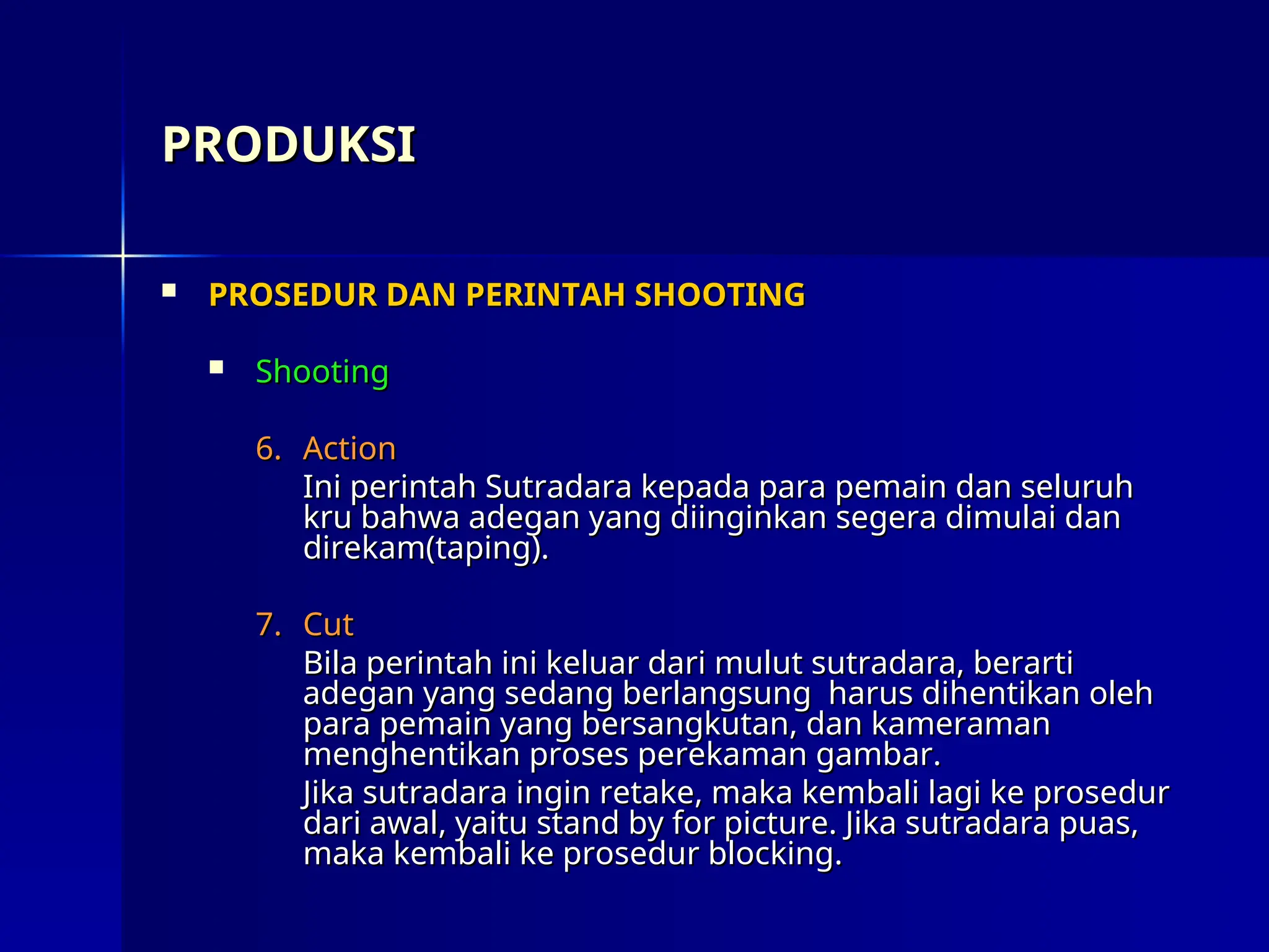 tahapan adlam membuat film atau produksi | PPT