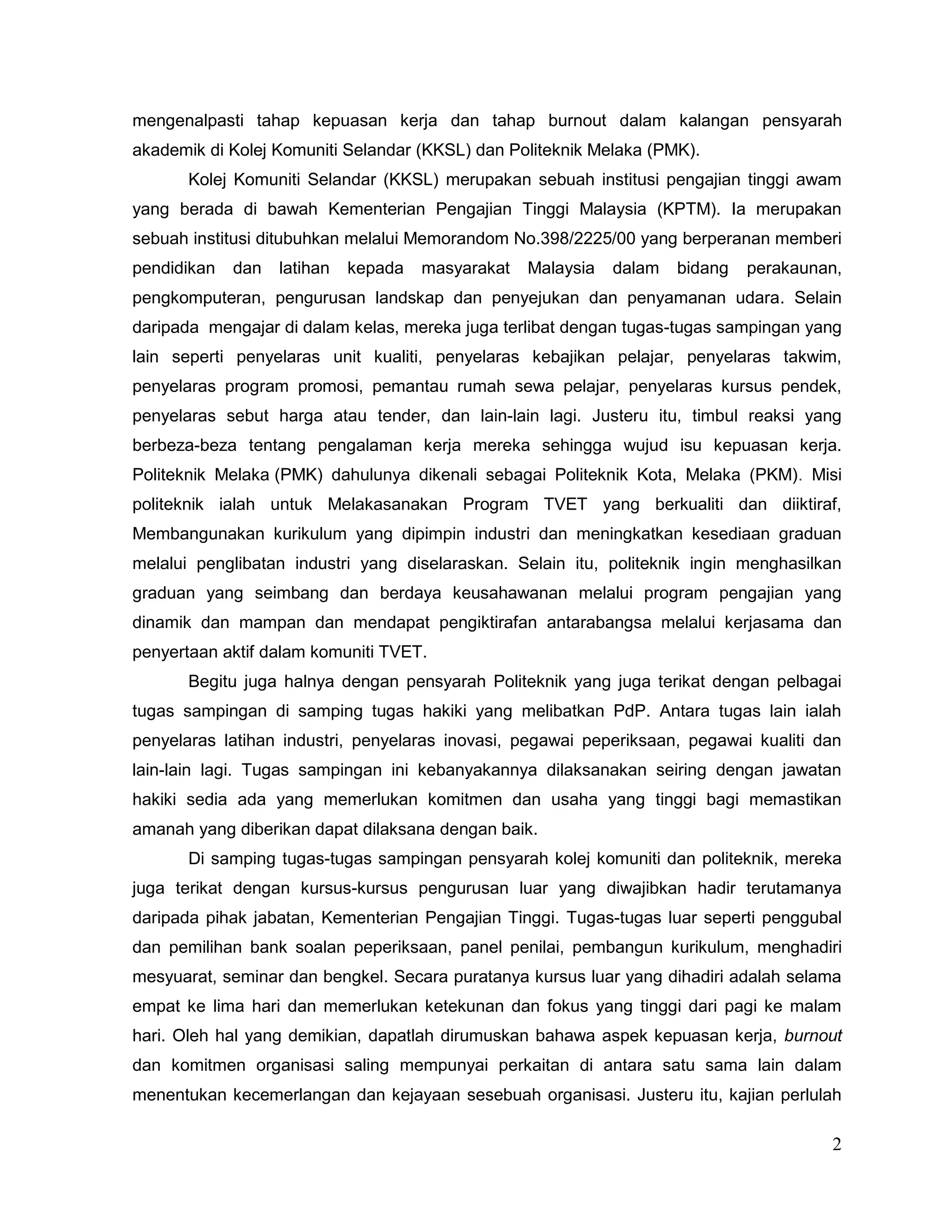 Tahap burnout dan_kepuasan_kerja | PDF