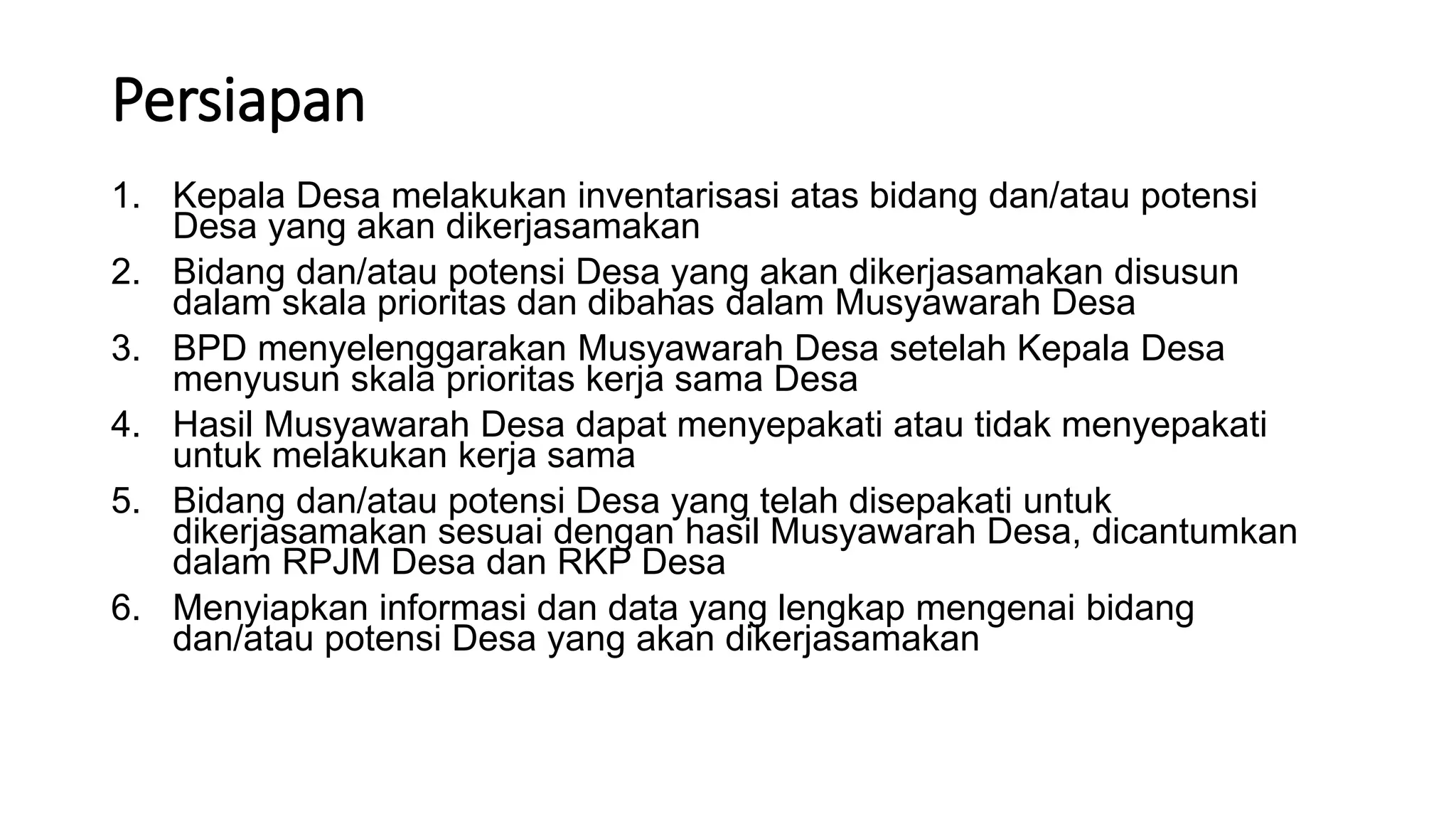 Tahap Pelaksanaan Kerjasama Antar Desa.pptx