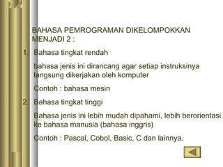 Tahap pemrograman | PPT