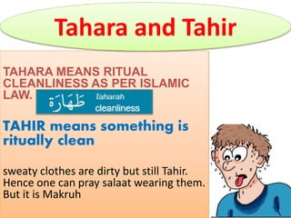 Tahara and najasah | PPTX