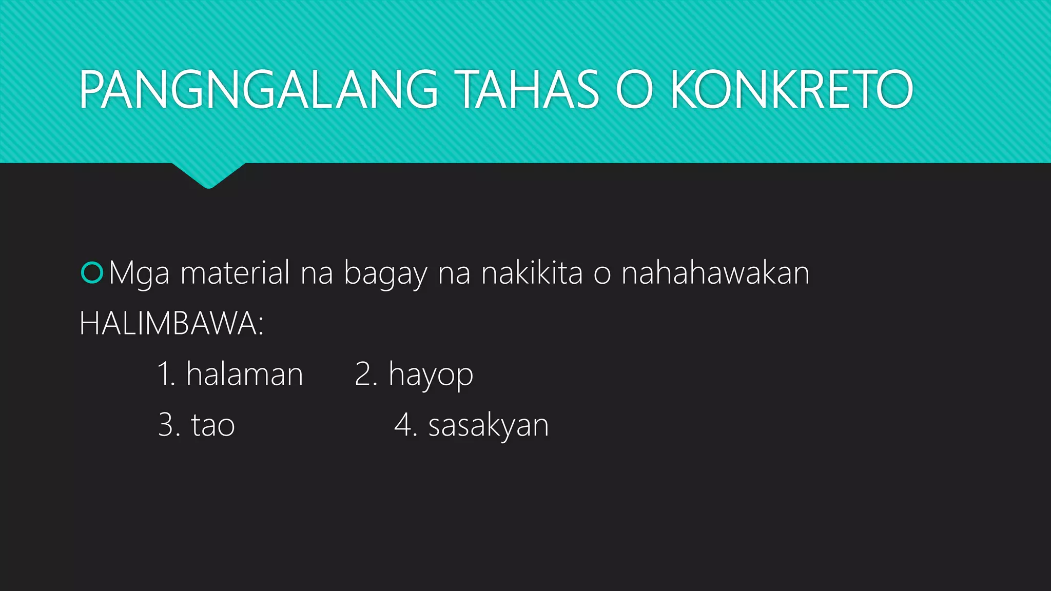 Tahas at basal | PPTX