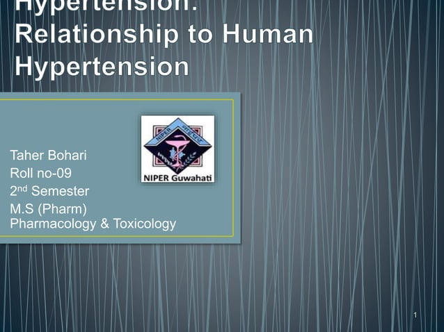 Genetic Rat Models for Hypertension:Relationship to Human Hypertension ...
