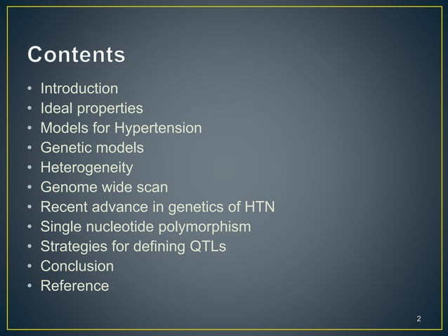 Genetic Rat Models for Hypertension:Relationship to Human Hypertension ...