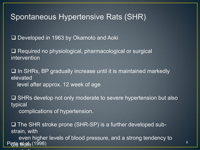 Genetic Rat Models for Hypertension:Relationship to Human Hypertension ...